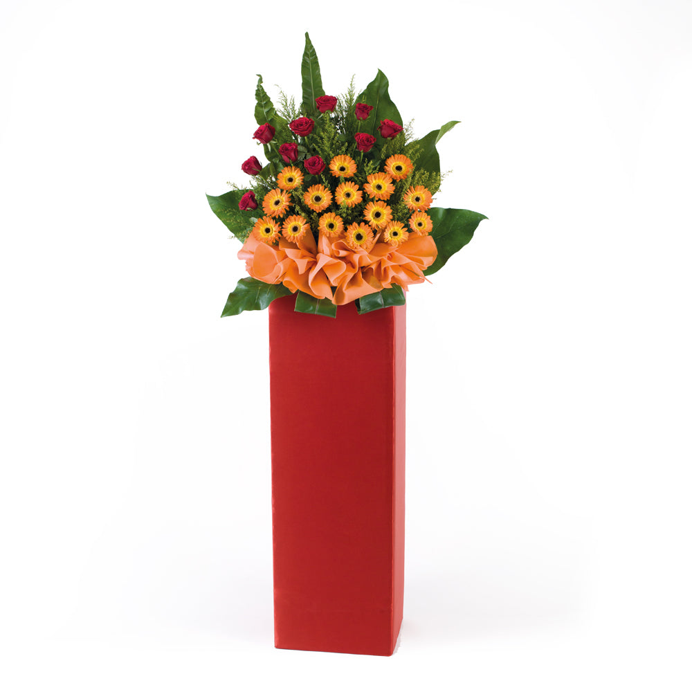 Endless Summits Congratulatory Flower Stand | Far East Flora Florist ...